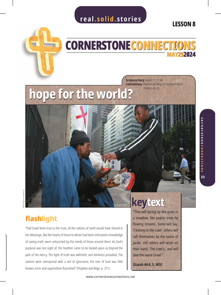 Cornerstone Connections - 24-Q2-L08 | PDF | Isaiah | Book Of Isaiah