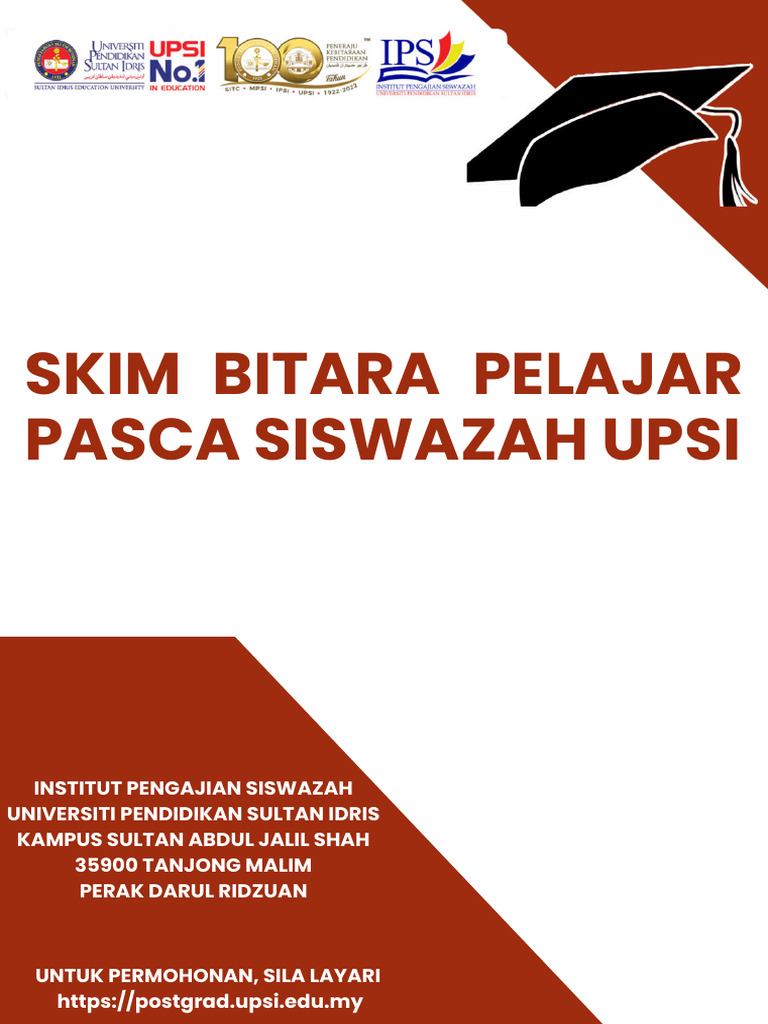 Skim Bitara Pelajar Pasca Siswazah Upsi - 20240912 | PDF
