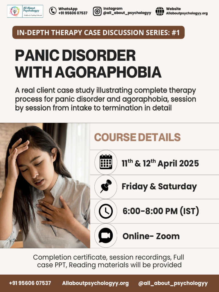 Therapy For Panic Disorder & Agoraphobia | PDF | Psychotherapy ...
