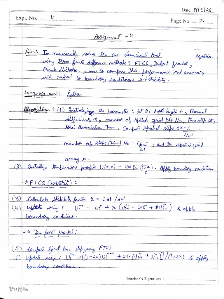 Assignment 4 and 5 CFD Prac | PDF