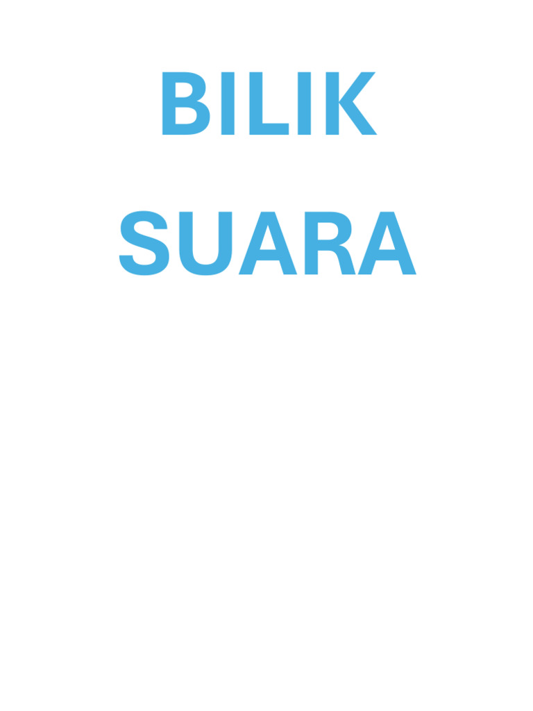 Bilik Suara | PDF