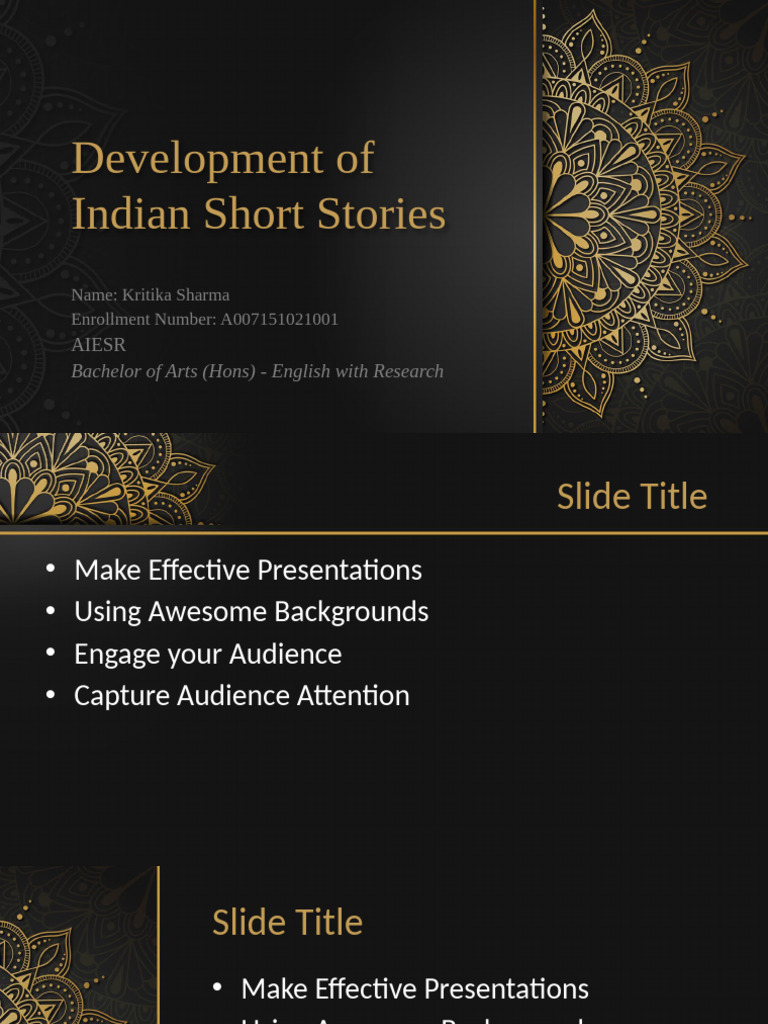 Indian Short Stories Development Guide | PDF