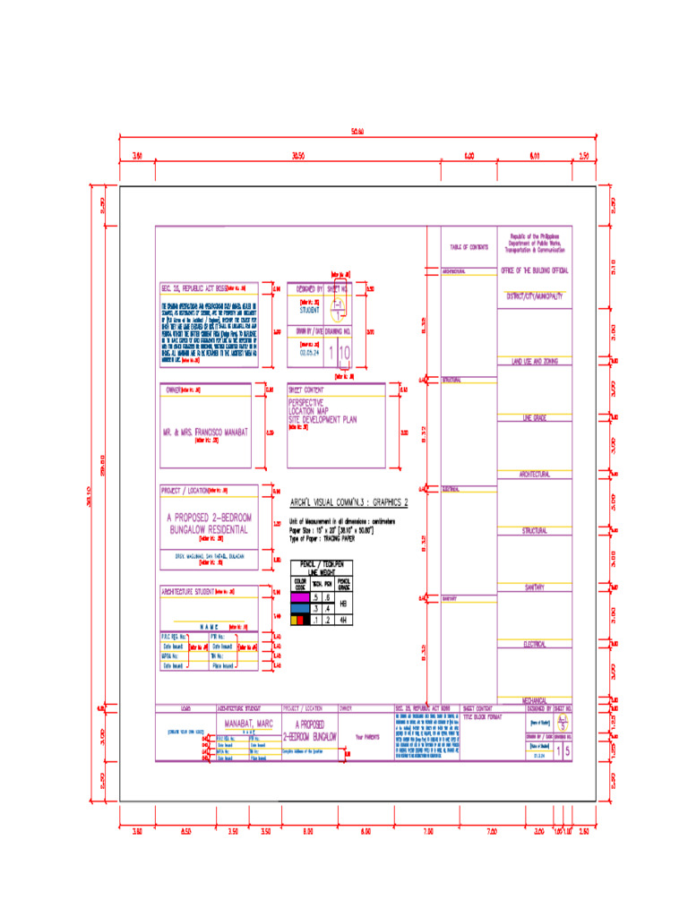 Title Block For Tracing | PDF