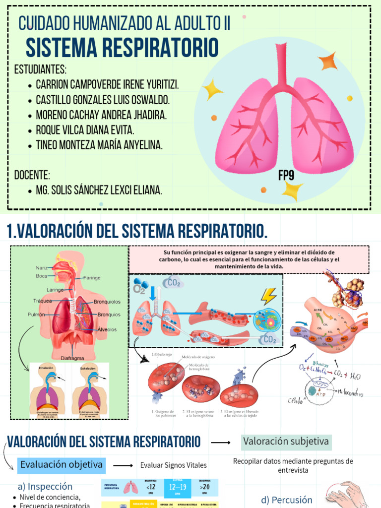 Grupo FP9 - PATOLOGÍAS RESPIRATORIAS | PDF | Neumonía | Sistema respiratorio