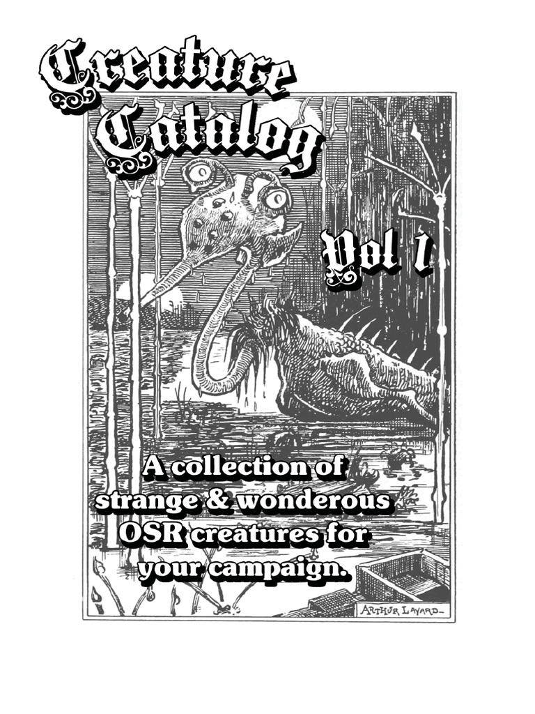 FGM036 Creature Catalog 1v2 | PDF | Dwarf (Dungeons & Dragons) | Predation