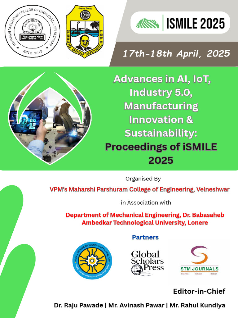 iSMILE 2025: AI & Sustainability Advances | PDF | Speech Synthesis ...