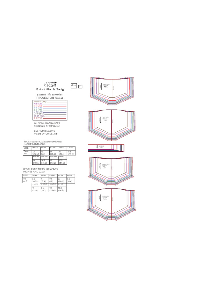 Bt119 Color Projector Pattern | PDF | Clothing | Fashion
