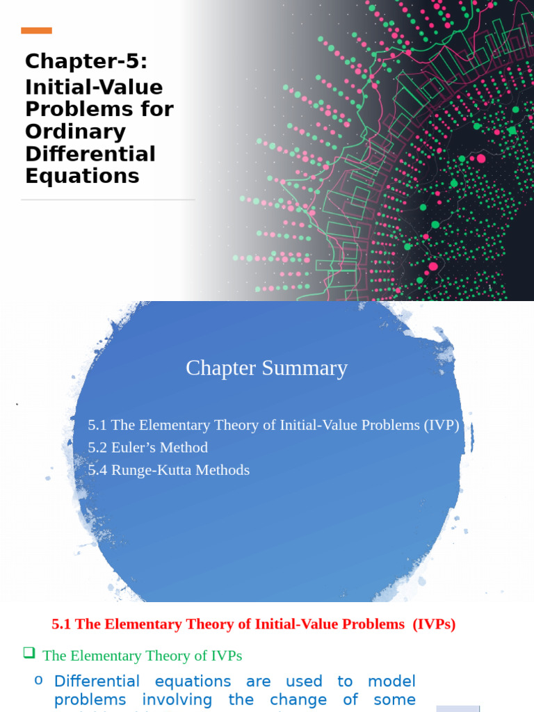 Parta - Chapter5 Initial-Value Problems For Ordinary Differential Equations - DrFUJ | PDF ...