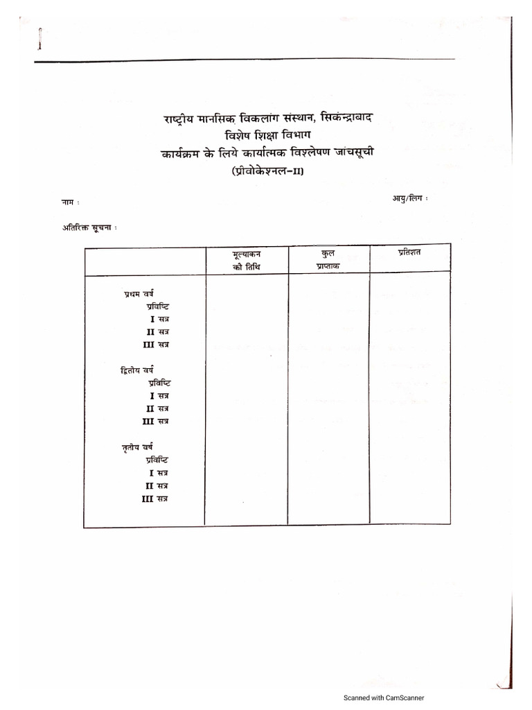 Facp Tool Pre-Vo Ation - 2 | PDF