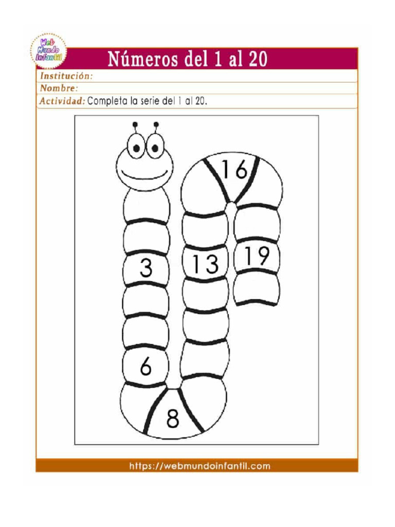 Numeros Hasta El 20 | PDF