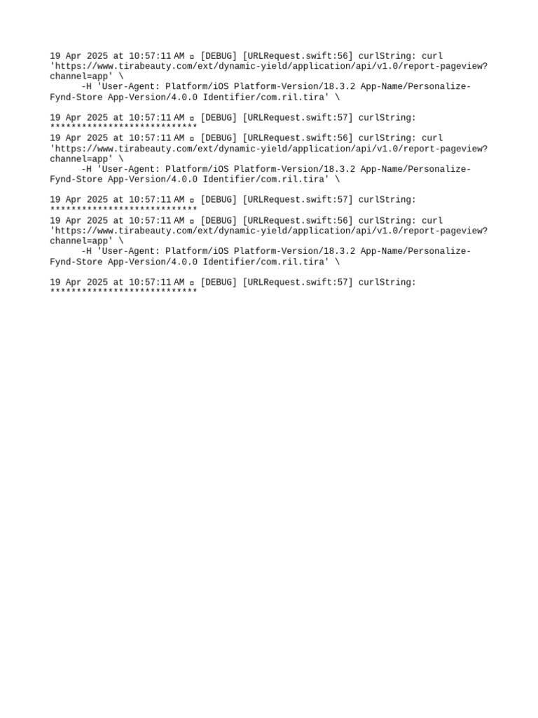 Logout Issue Logs2025-04-19 | PDF