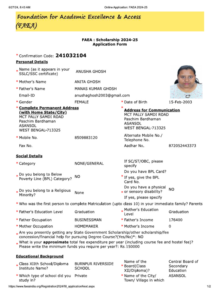 FAEA | PDF