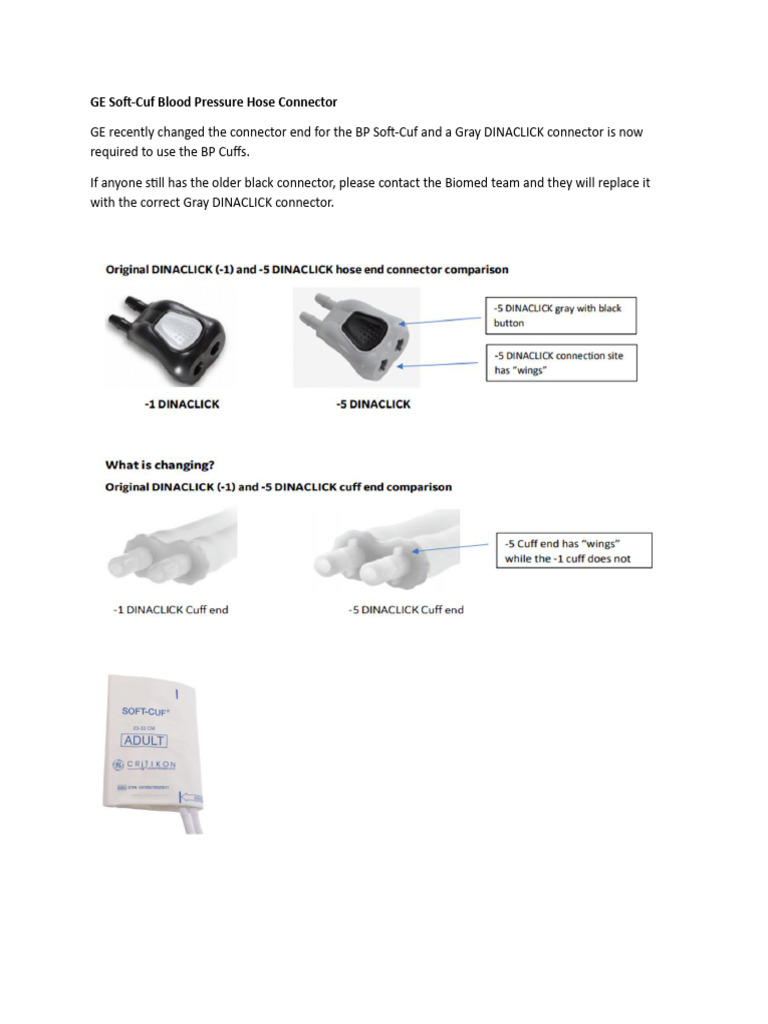 Soft-Cuf BP Connector | PDF