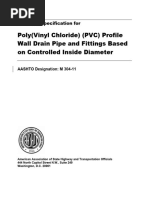 Aashto M294 | PDF | Pipe (Fluid Conveyance) | Polyethylene