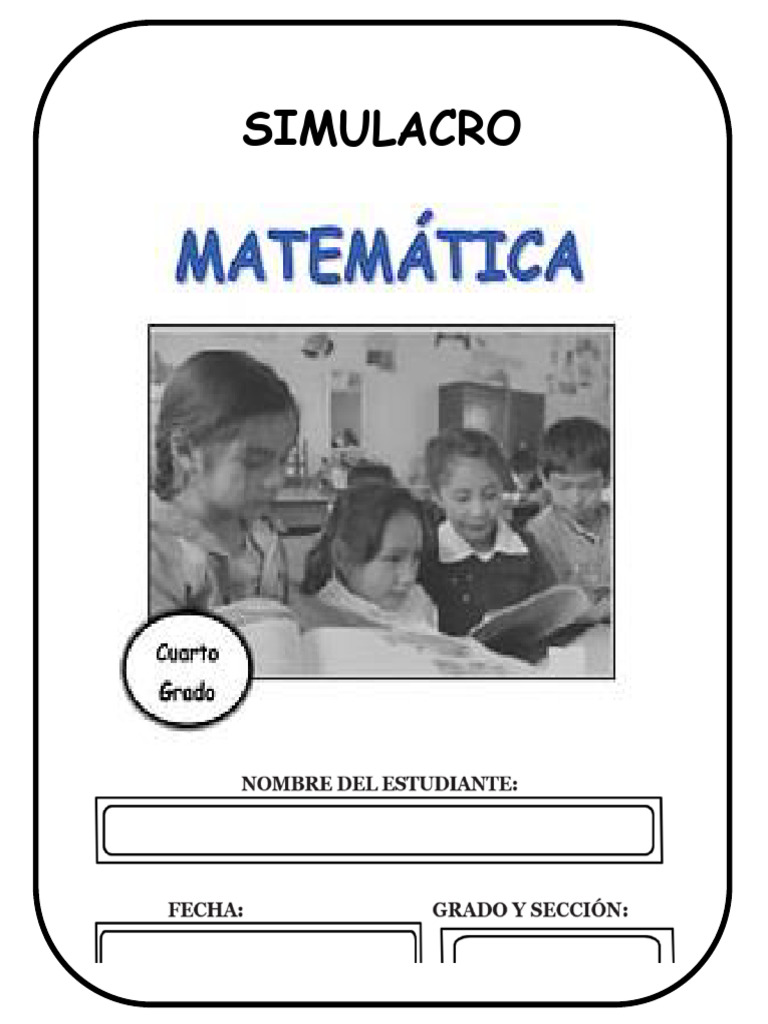 Simulacro de Matemática | PDF
