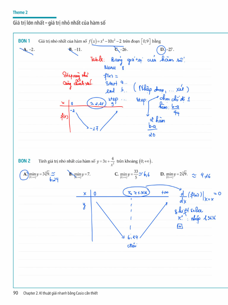 Tinh Túy Casio - Theme 2 - Min Max | PDF