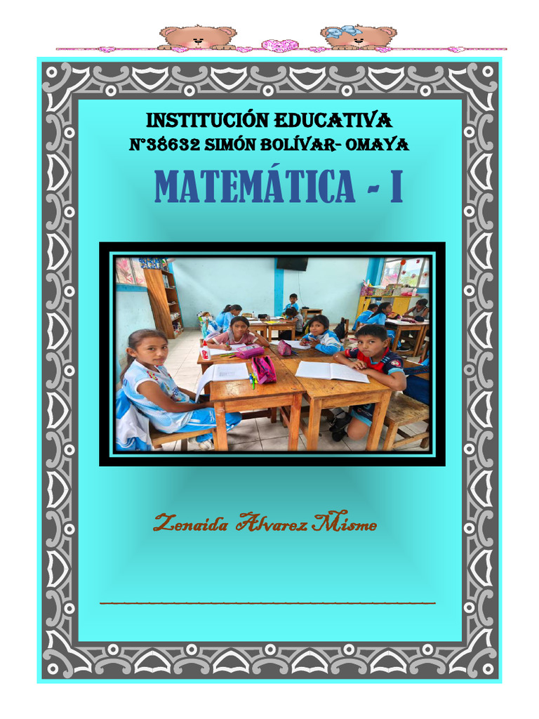 CARATULAS Matematica 1 | PDF