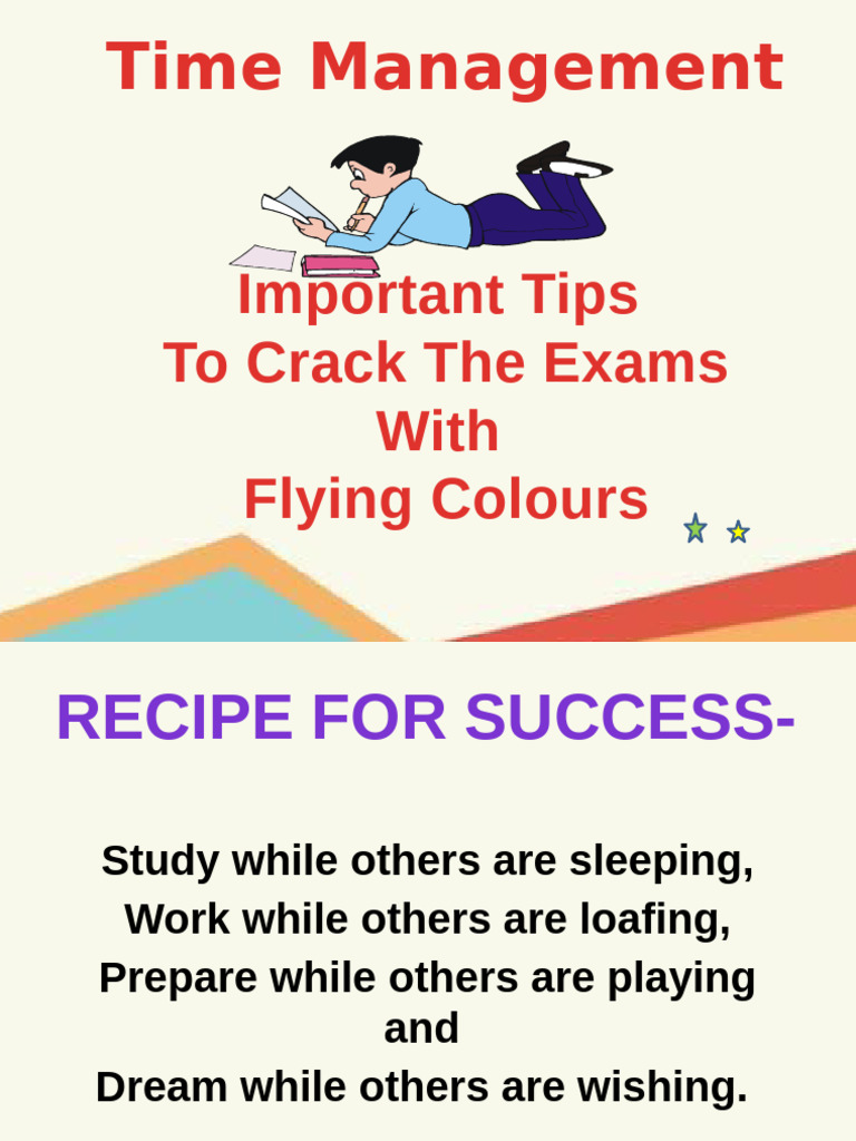 Time Management Tips 9-12 | PDF