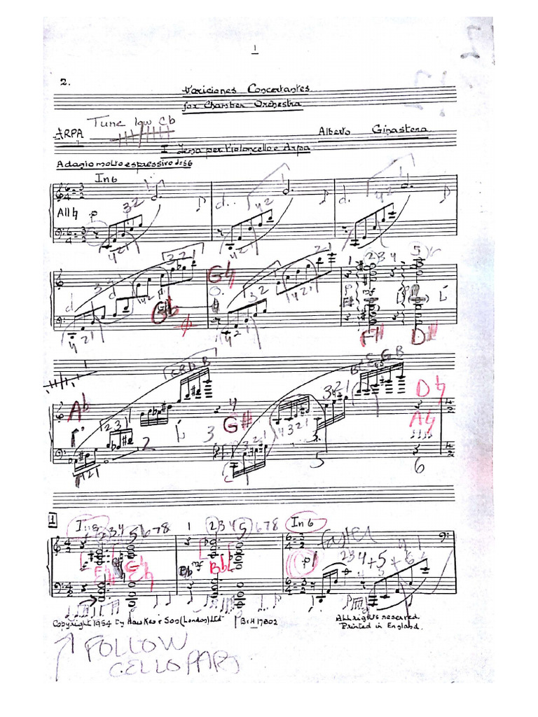 Variaciones Ginastera | PDF