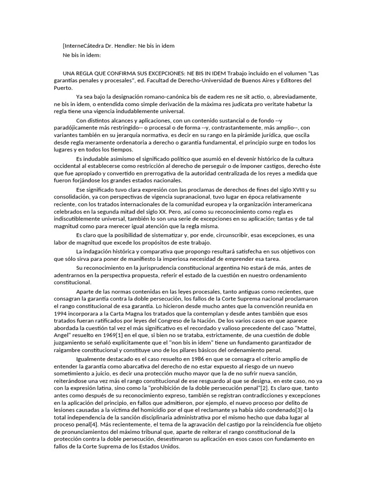 Ne Bis in Idem | PDF | Gran jurado | Ley común