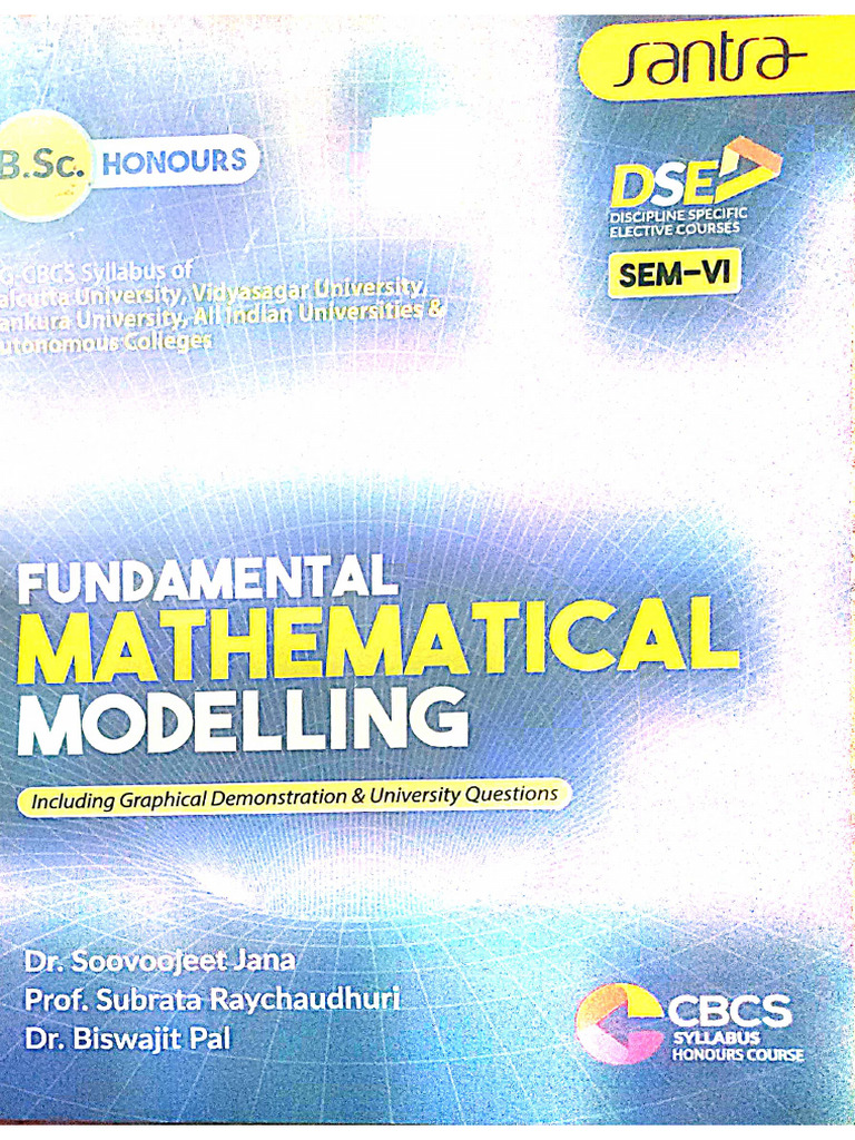 Mathematical Modelling For BSC Hons Sem VI | PDF