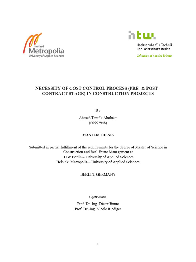 NECESSITY OF COST CONTROL PROCESS | PDF | Cost Accounting | Methodology