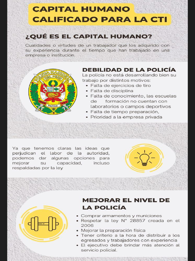 Mejorar El Capital Humano CTI | PDF