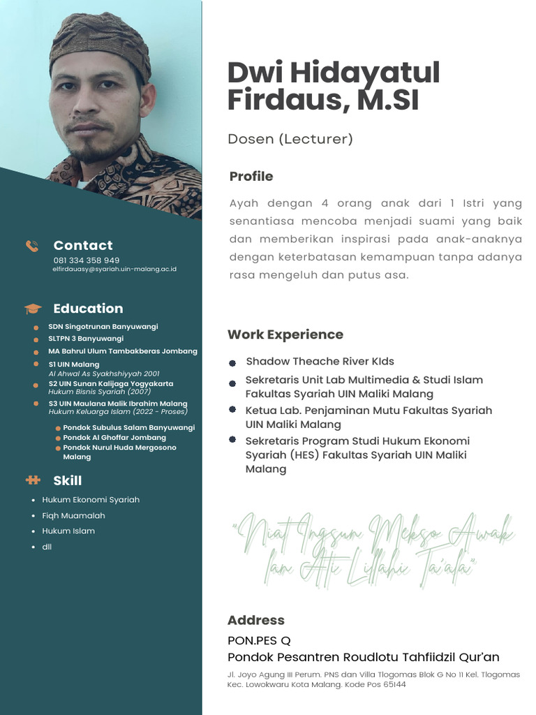 Kontrak Pembelajaran HES 2024 | PDF