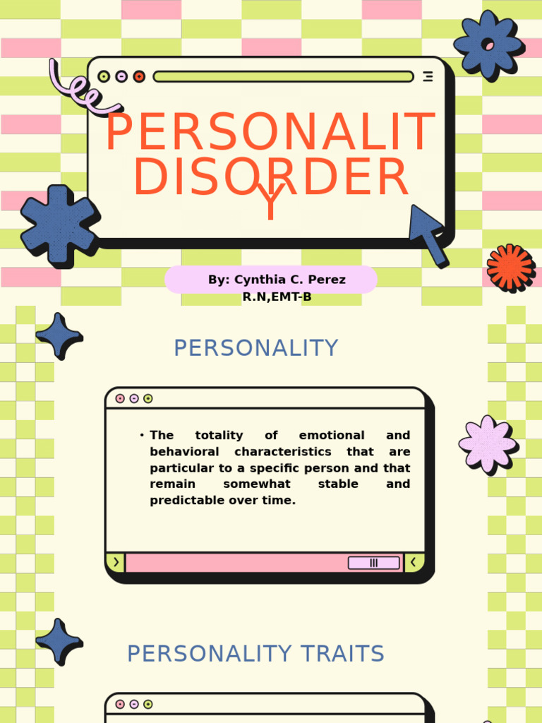 Understanding Personality Disorders | PDF | Personality Disorder ...