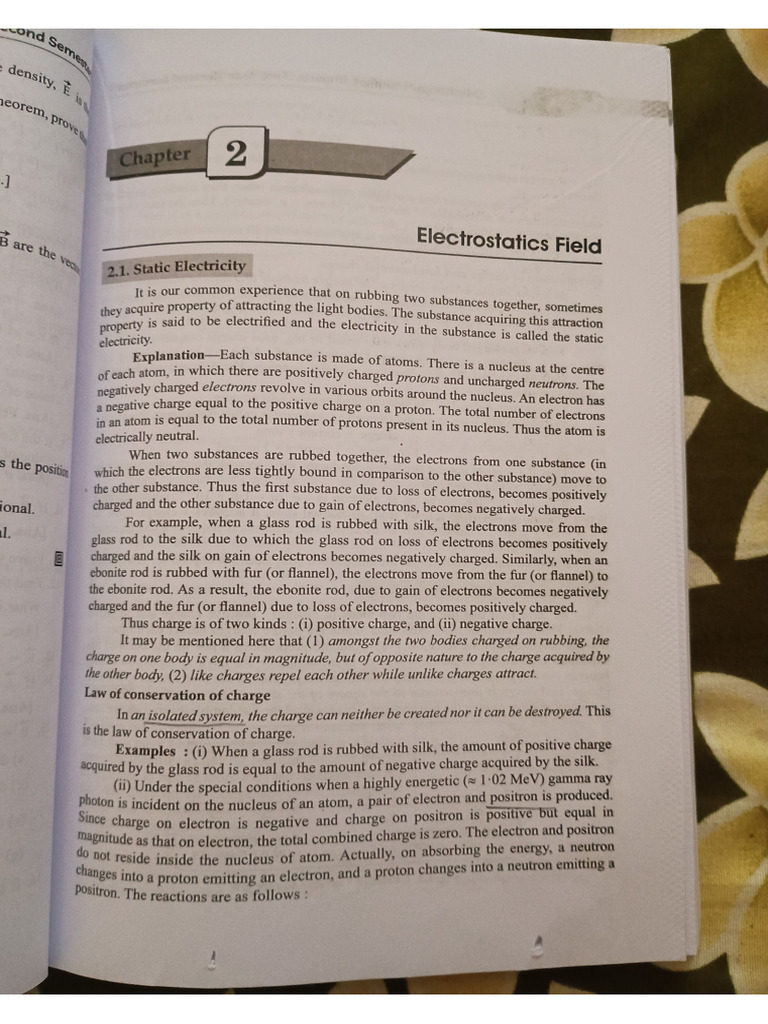 Physics Electrostatics Field | PDF