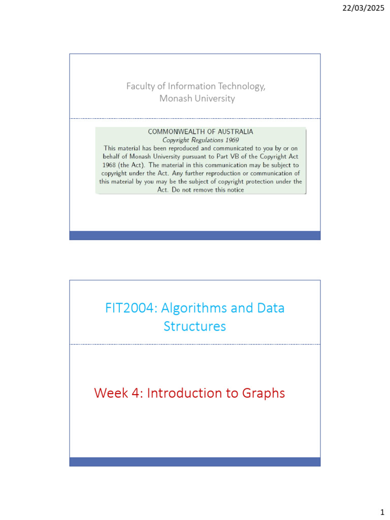 Seminar 4 - Introduction To Graphs | PDF | Theoretical Computer Science | Graph Theory