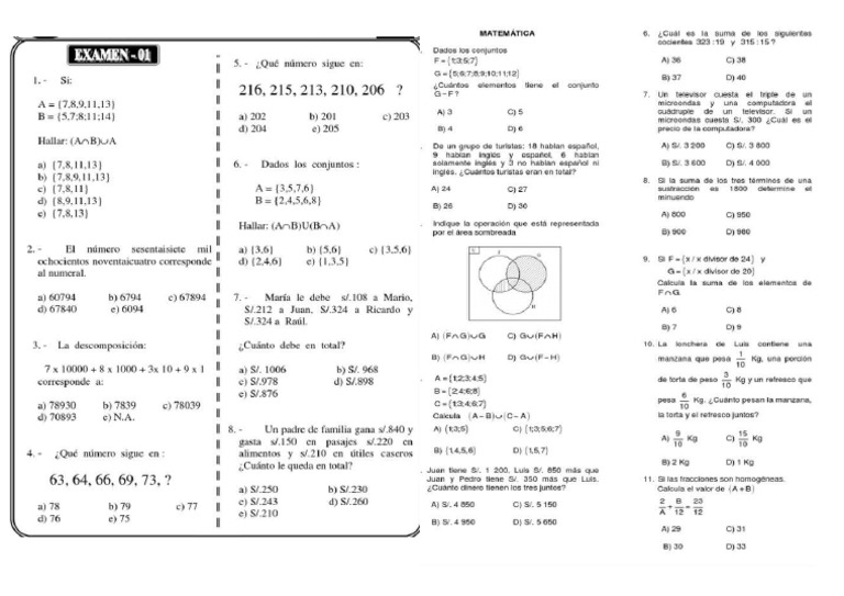 Examen | PDF