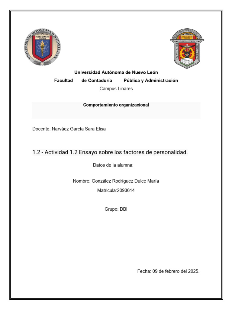 Act1.2 CO GRDM | PDF | Las emociones | Toma de decisiones