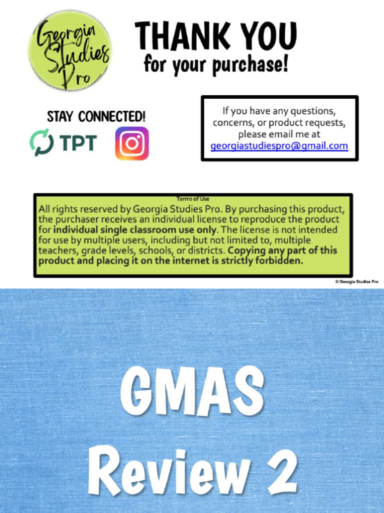 GSP GMAS Review Slides 2 PowerPoint F | PDF