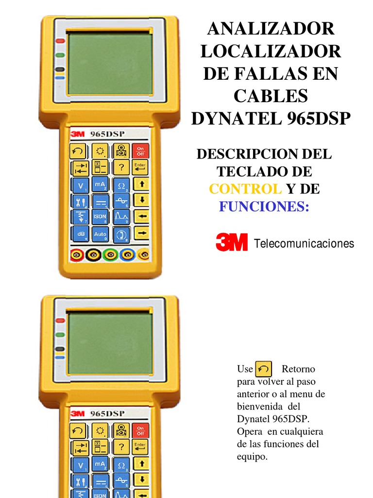 Dynatel 965 DSPINTERACTIVA | PDF | Resistencia Eléctrica y Conductancia ...