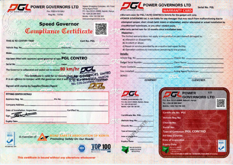 PGL2866-KCY 035d-Certificate PDF | PDF