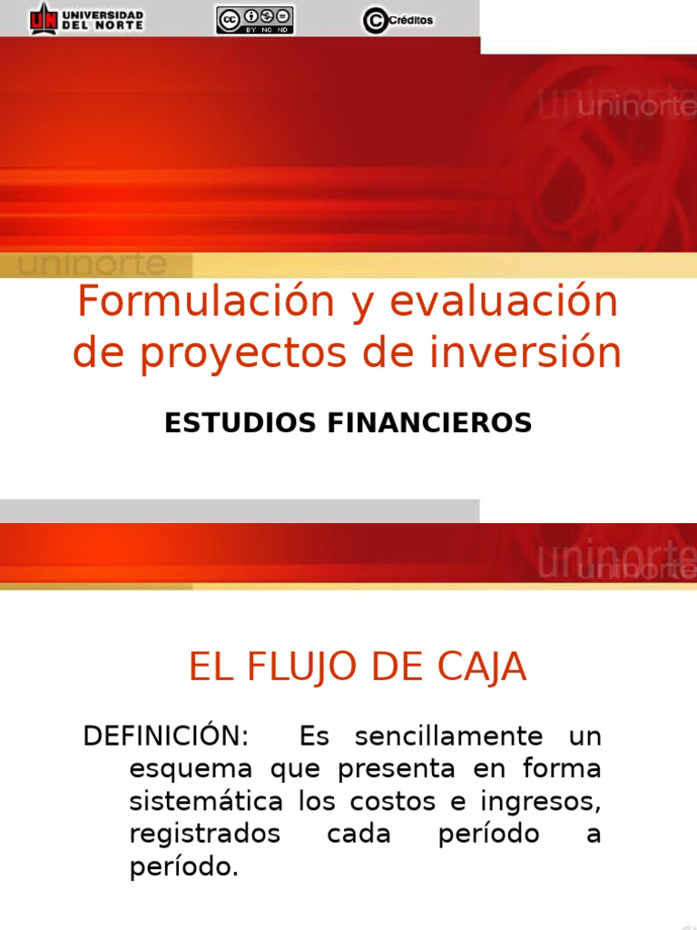 ESTUDIO FINANCIERO | PDF | Flujo de caja descontado | Flujo de efectivo