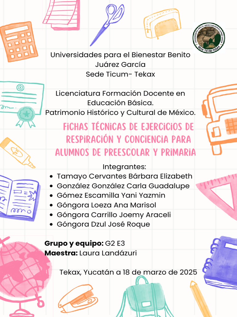 Ejercicios de respiración para niños | PDF | Respiración | Educación de ...