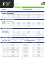 CSD Account Opening Form | PDF | Identity Document | Government And ...