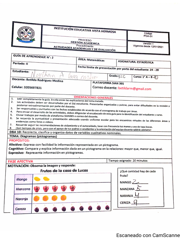 Guia De Estadistica N2 Pdf 3326