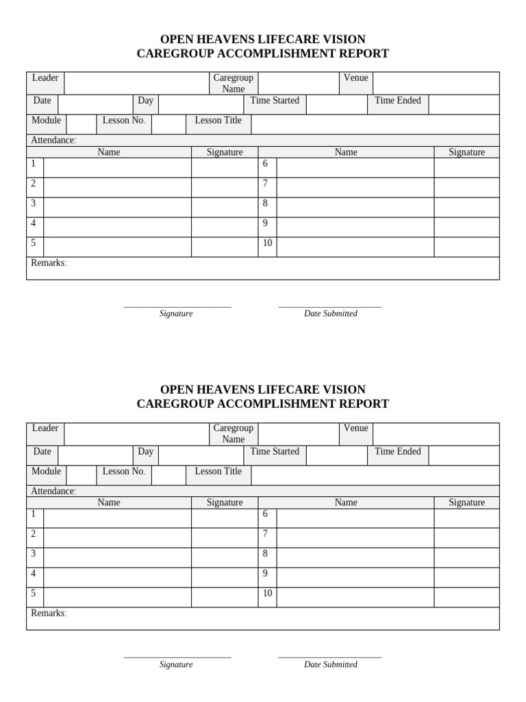 LCV Attendance Sheet | PDF