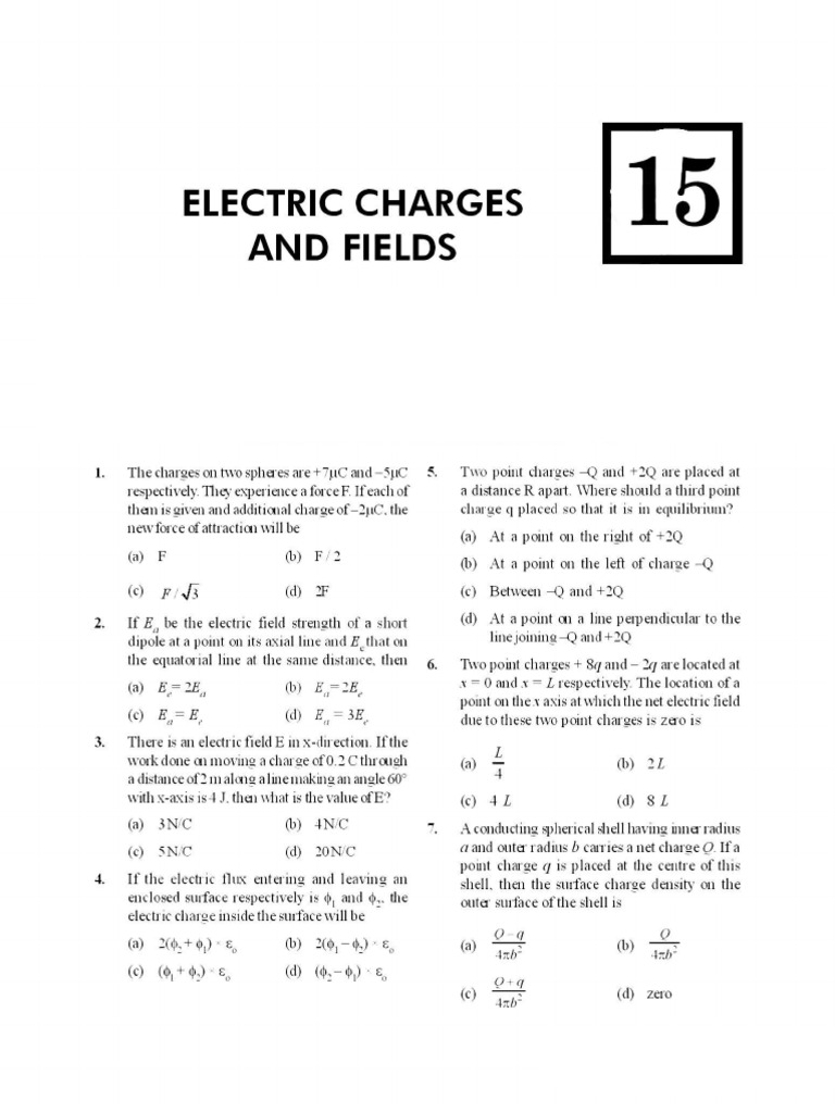 Electrostatics 2 Neetm | PDF