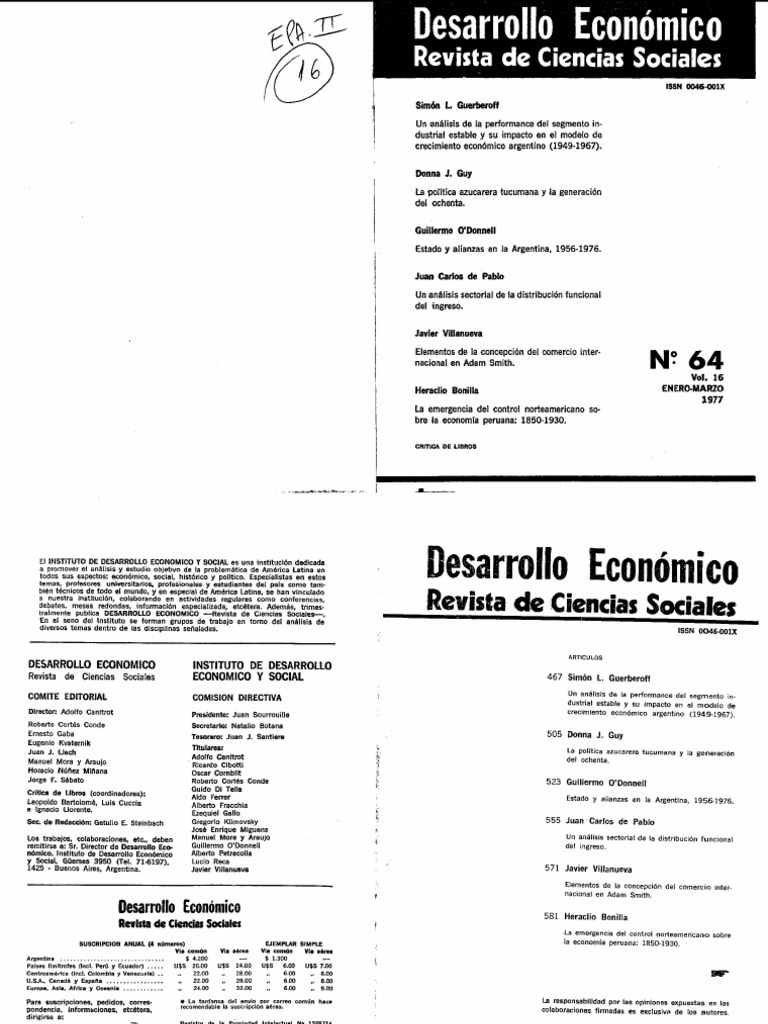 O DONNELL - Estado y Alianzas en La Argentina, 1956-1976 - D | PDF
