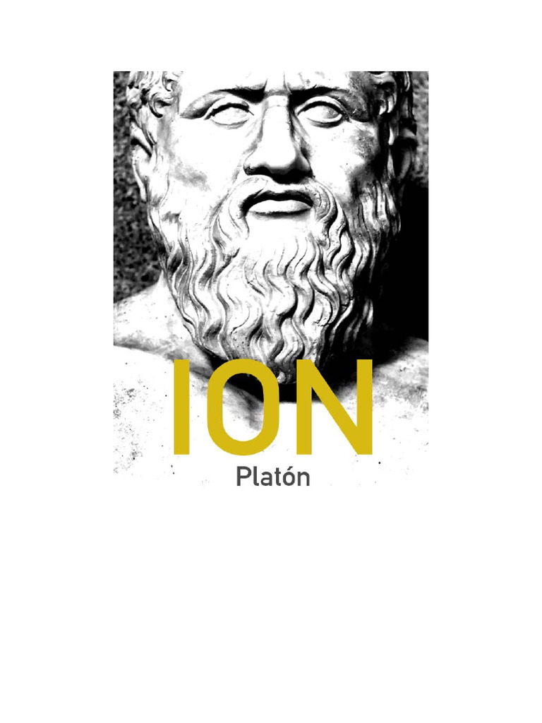 Platon - Ion | PDF | Platón | Homero