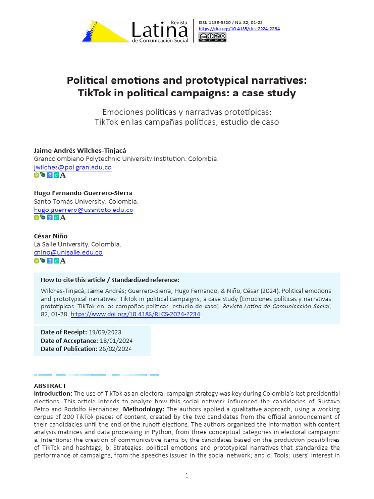 2234 Political+Emotions | PDF | Political Campaigns | Emotions