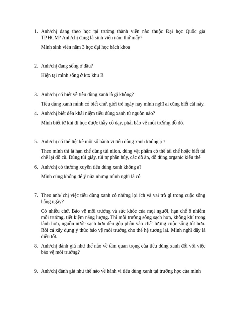 Bien Ban Phong Van | PDF