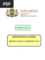 Sofv 121 Dithoko Tsa Basotho-1 | PDF
