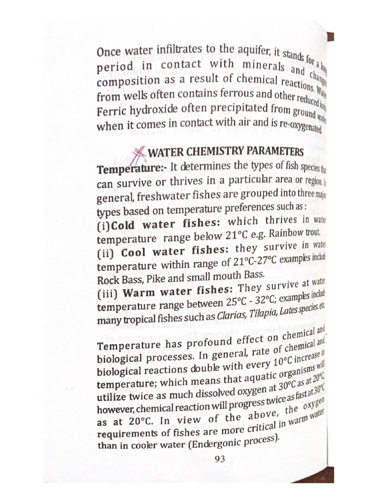 Share WATER CHEMISTRY PARAMETERS | PDF