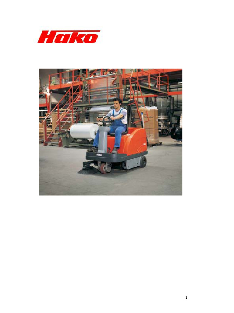 Manual de Servicio Hako Jonas 900 V/E | PDF | Cambiar | Motores