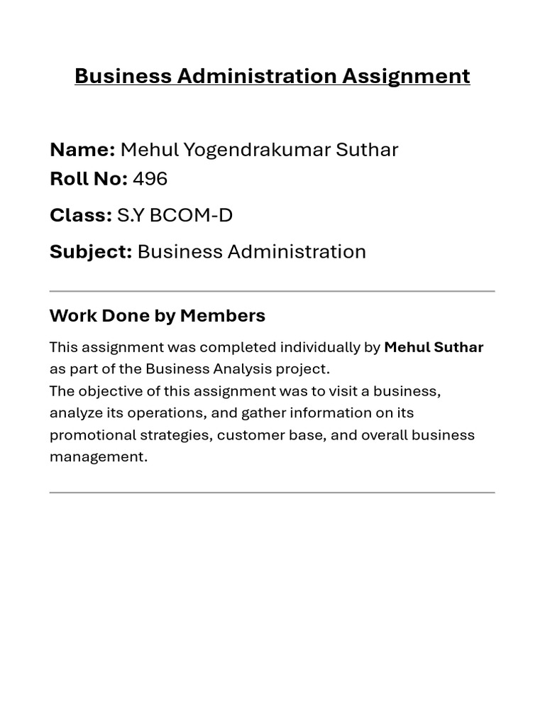 Business Administration Assignment | PDF | Customer | Social Media ...